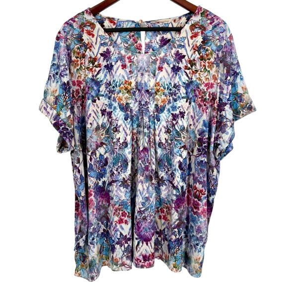 Soft Surroundings | Tops | Soft Surroundings Plus Size 3x Colorful ...